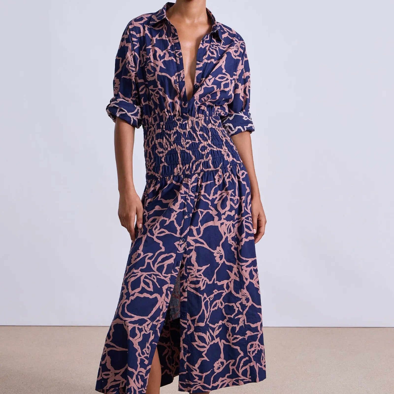 APIECE APART SMOCKED SHIRT DRESS – Clique Boutique